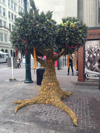 Orange Julius stakes record claim with 1,200-piece fruit sculpture ...