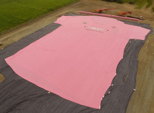 Largest t-shirt record broken in Brazil to raise breast cancer ...