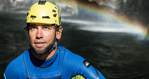 In Pictures: Laso Schaller completes the highest cliff jump ever ...