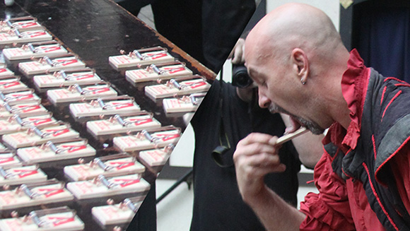 Spotlight: Most mouse traps released on the tongue | Guinness World Records