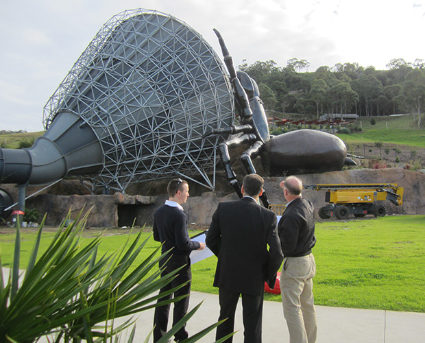 In pictures: Largest spider sculpture makes a big splash at Australian ...
