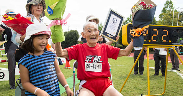 World's oldest competitive sprinter races his way to new world record ...