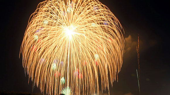 Classics: Largest aerial firework shell