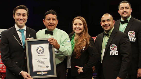 Oldest female boxing champion Alicia Ashley honored alongside family of ...