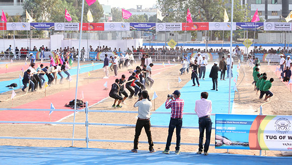 India smashes record for largest tug of war tournament by more than ...