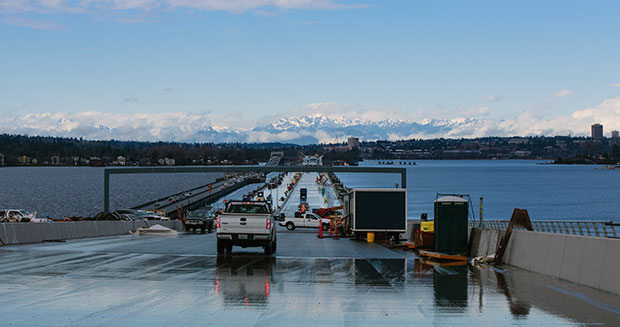 New bridge in Washington State betters longest floating bridge record ...