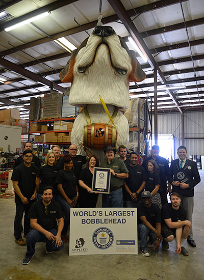 Largest bobblehead created for shareholders show in the US | Guinness ...