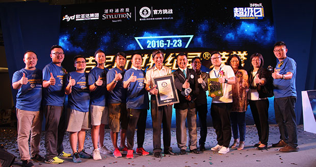 Video: Human mattress dominoes record tumbles in China | Guinness World ...