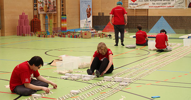 Video: Epic domino show – Watch as three world records are broken ...