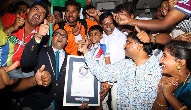 Video: Six-year-old Indian boy skates under 36 cars to set new world ...