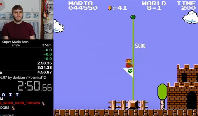 Watch this Super Mario Bros. gamer beat his own speedrun record - again ...