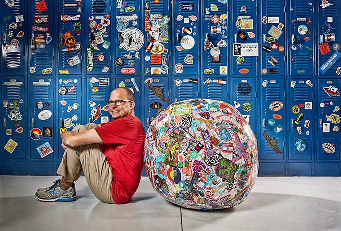 Video: World’s largest sticker ball rolls into the record books ...
