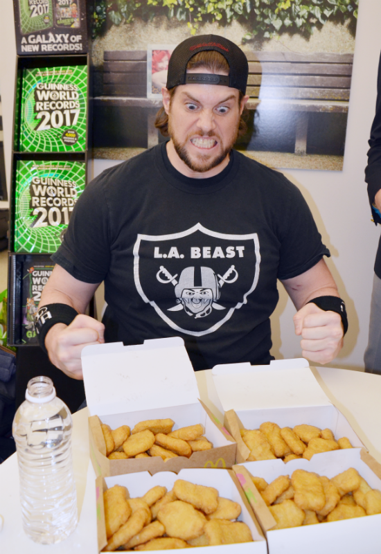 YouTube star L.A. Beast devours two speed eating world records ...