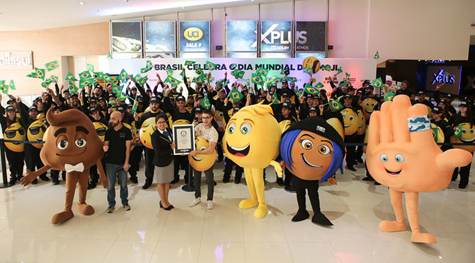 World Emoji Day: ‘The Emoji Movie’ sets record after hundreds dress up ...