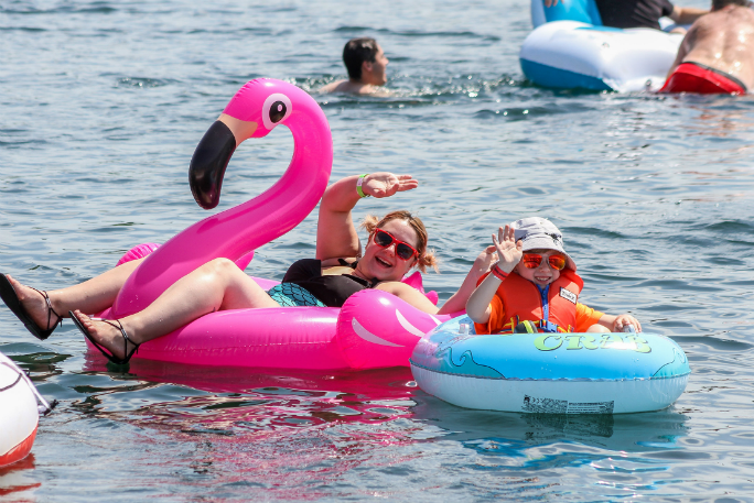 Line of water inflatables in Canada leads to buoyant new record title ...