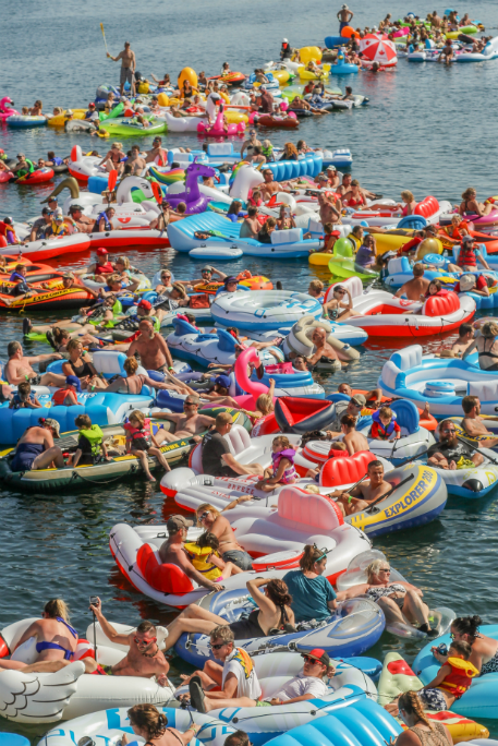 Line of water inflatables in Canada leads to buoyant new record title ...