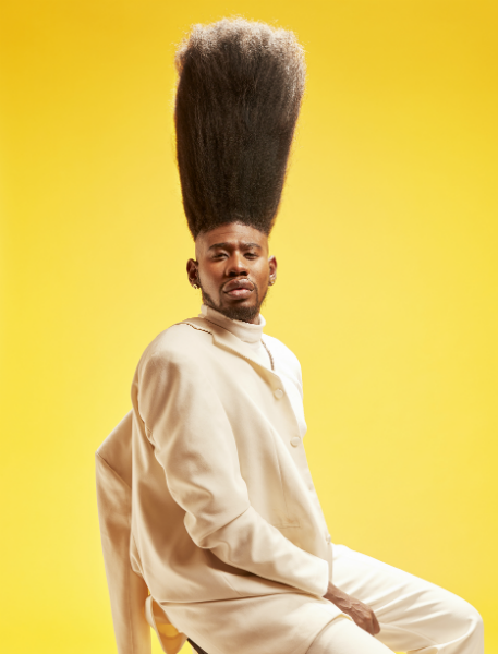 Benny Harlem enters the record books with his 20.5 inch high top fade ...