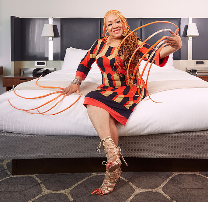 Video: Meet Ayanna Williams, the lady with the world’s longest ...