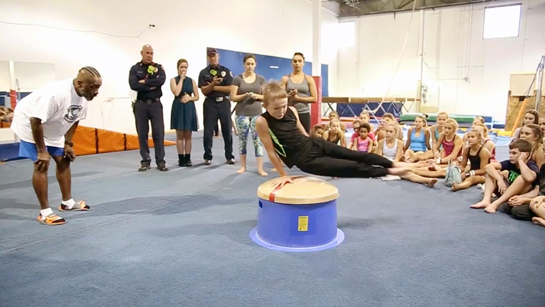 Video: 10-year-old is 'super happy' after breaking intense gymnastics ...