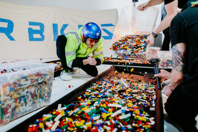 Rebrickulous YouTube stars smash Dude Perfect’s LEGO walk record ...