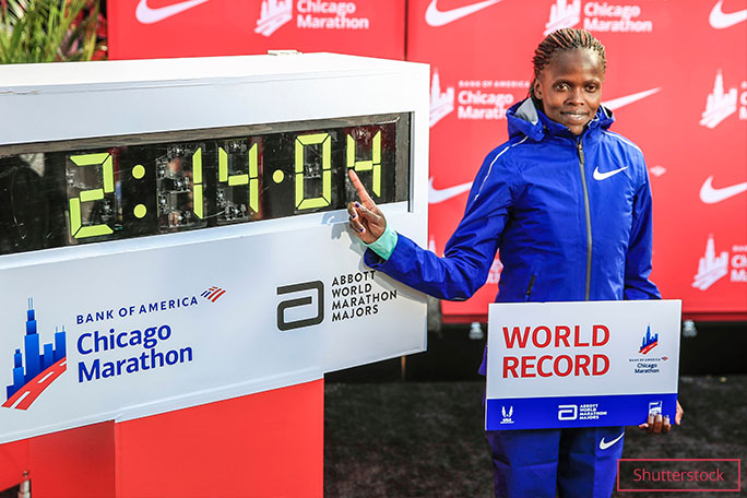 How marathon records have improved as Eliud Kipchoge becomes first ...