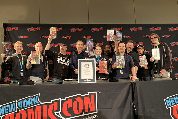 SPAWN comic book series honoured at New York Comic Con | Guinness World ...