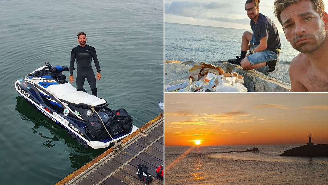 How a rainy surfing holiday inspired a record-breaking journey picking ...