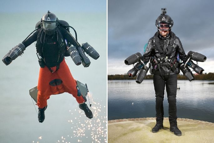 Watch real-life Iron Man smash his jet-powered suit record by flying at ...
