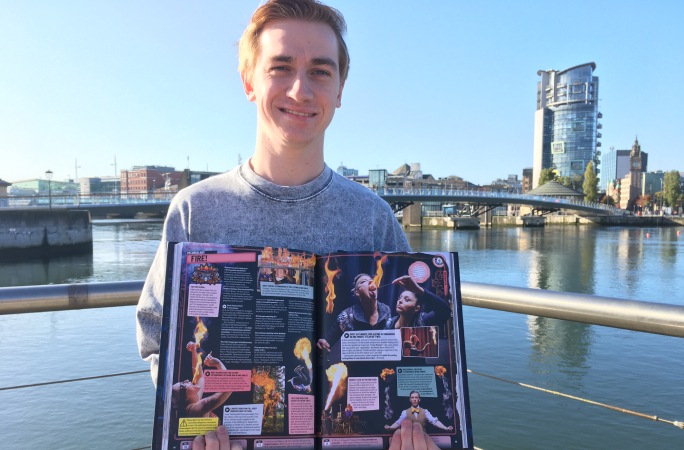 Free-runner and fire eater explains how he combined both challenges to ...