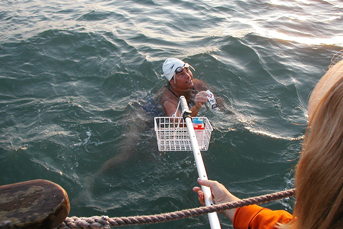 The woman making '60 the new 40' by becoming the oldest person to swim ...