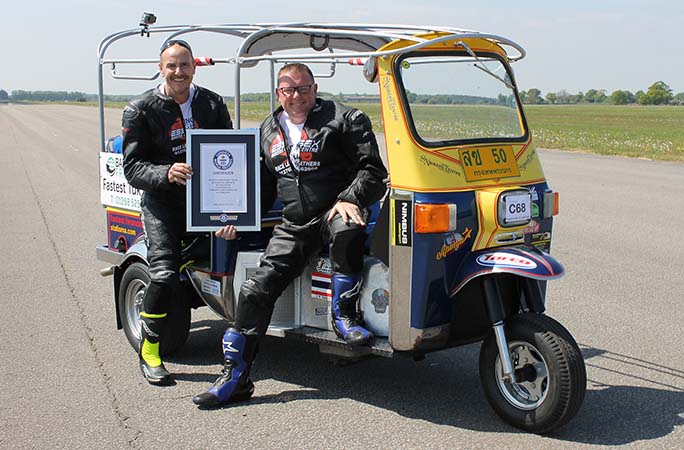 Watch the world’s fastest tuk-tuk reach its record-breaking 119 km/h ...