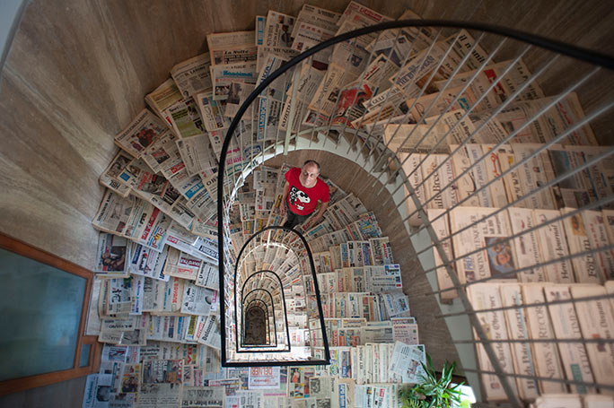 Meet the man with the largest collection of newspaper titles in the ...