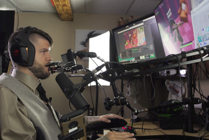 The gamer who plays Fortnite with his mouth and smashes records ...