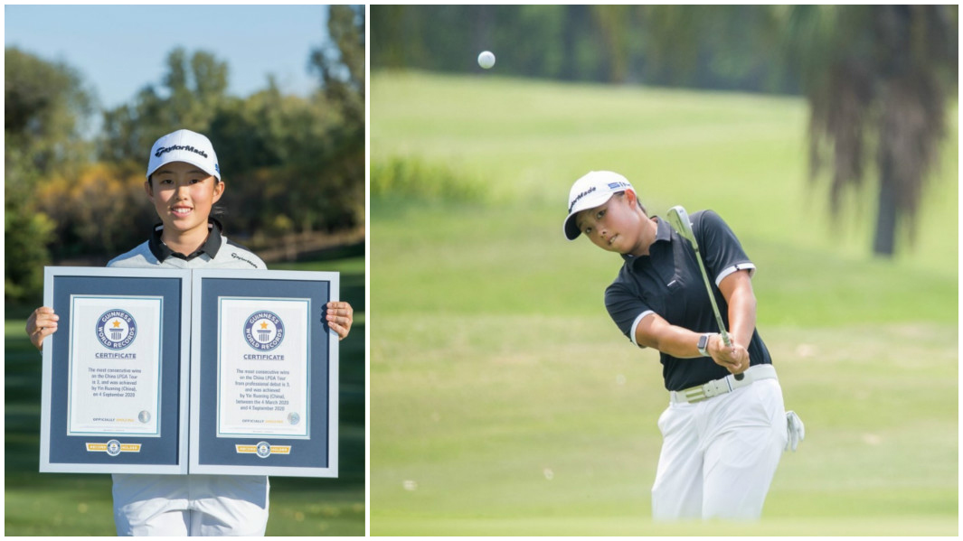 17-year-old Chinese girl breaks two China LPGA world records | Guinness ...