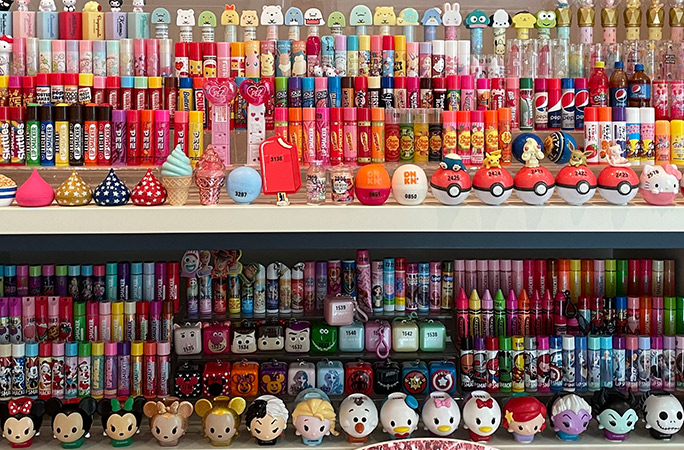 Largest collection of lip balms record broken by adorable 6-year-old ...