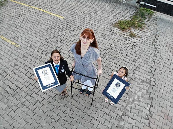Turkey’s Rumeysa Gelgi confirmed as tallest woman living | Guinness ...