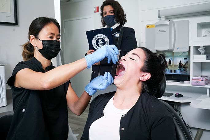 Meet the woman whose record-breaking mouth gape went viral on TikTok ...