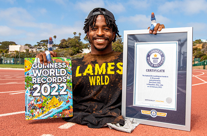 The fastest man on two hands: Meet Zion Clark | Guinness World Records