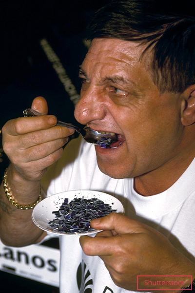 The man who ate metal: Monsieur Mangetout's strange diet | Guinness ...