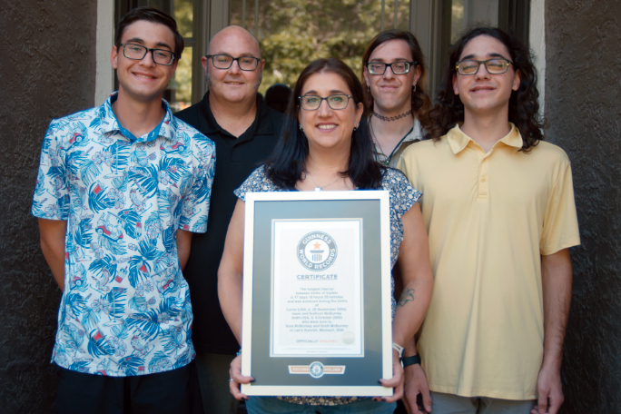 Good things come in threes: Meet the triplets born in different months ...