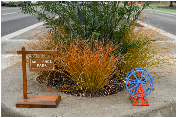 World’s smallest park in Portland, USA ready for St. Patrick’s Day ...