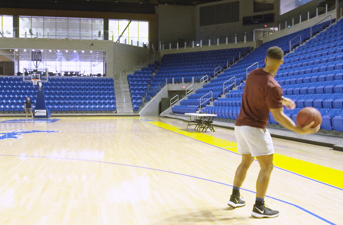 Longest basketball shot ever thrown from staggering 113 ft | Guinness ...