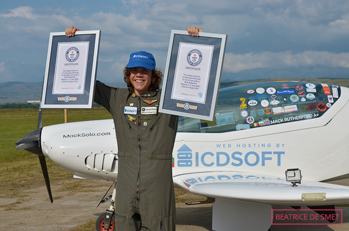 Mack Rutherford becomes youngest pilot to fly solo around the world ...