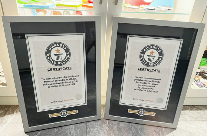 Minecraft gamer Dream breaks two records with YouTube channel ...