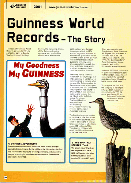 Why was the Guinness World Records book first published? | Guinness ...
