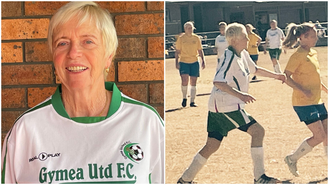 75-year-old Australian becomes world’s oldest female footballer