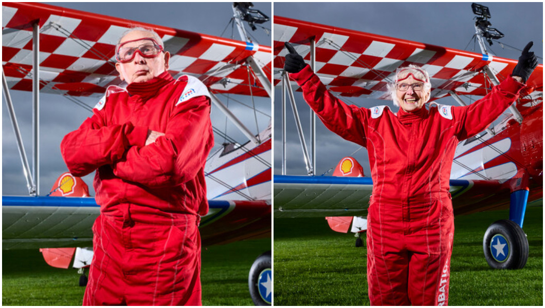 How these soaring seniors became record-breaking wing walkers in their 90s