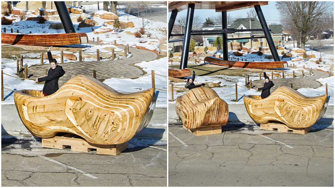 Wood you believe the size of the world’s largest wooden shoes?