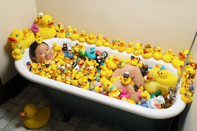 Rubber duck collector waddles her way into the record books | Guinness ...