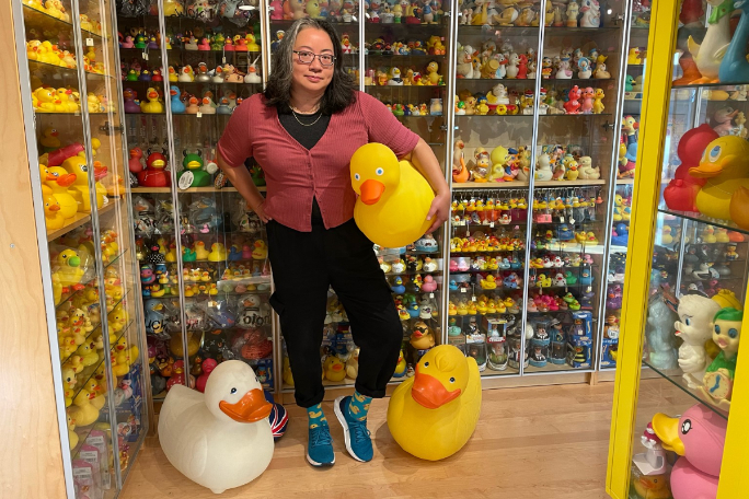 Rubber duck collector waddles her way into the record books | Guinness World Records